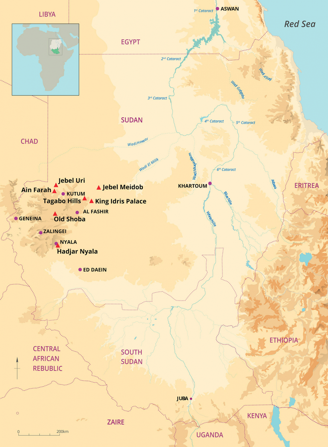 Maps of Sudan - The Sudan Archaeological Research Society